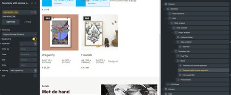 Wip Class Content Not Applied To Taxonomy Element With Separator Bugs Bricks Community Forum