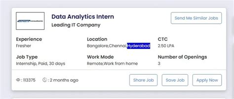 Hiringnow Dataanalytics Internship Freshersjobs Workassist Ctc