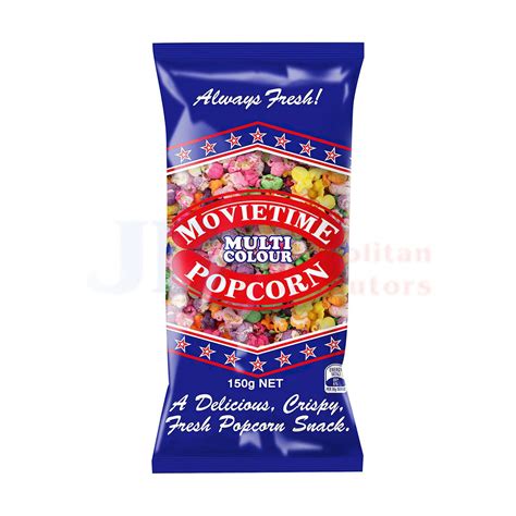 Movietime Multi Colour Popcorn 150g Bulkpantry