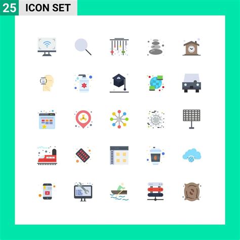 25 Creative Icons Modern Signs And Symbols Of Home Lotus Ui Sauna Cresent Editable Vector Design