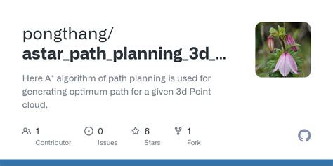 Github Pongthangastarpathplanning3dpc Here A Algorithm Of Path Planning Is Used For