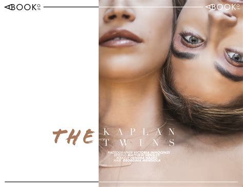 The Kaplan Twins Sexy Provocateur Sisters — A Book Of Magazine