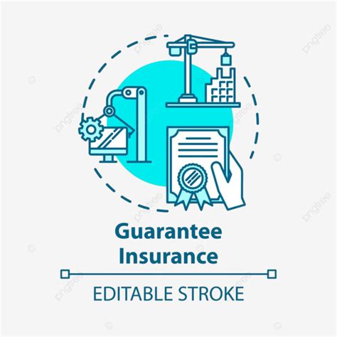 Guarantee Insurance Concept Icon Line Document Policy Png And Vector