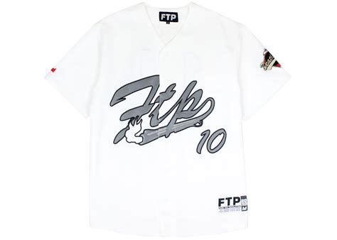 Ftp Script Baseball Jersey White Side Kicks