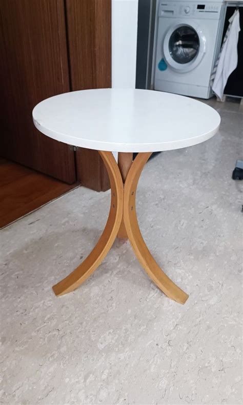 Ikea Fornbro Small Round Table Furniture And Home Living Furniture Tables And Sets On Carousell