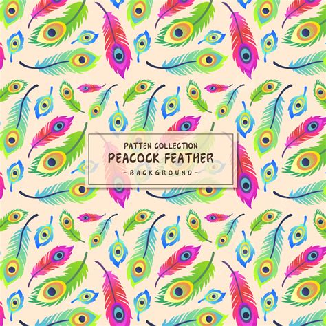 Peacock Feather Vector Background