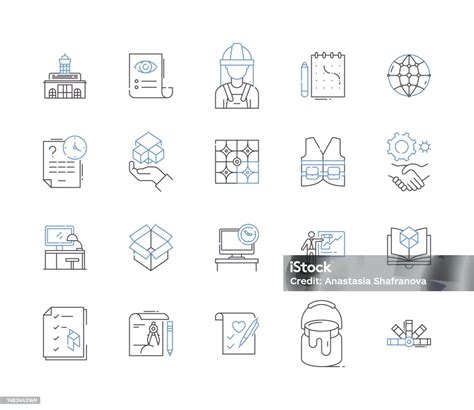 Ilustración De Las Herramientas De Ingeniería Describen La Colección De Iconos Herramientas