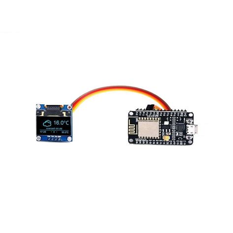 ESP Weather Station DIY Kit With Temperature Humidity OLED Display For Arduino IDE IoT
