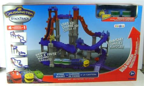 Chuggington Stacktrack Stone Quarry Action Playset Train Tomy 54232 Nib
