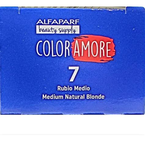 Tinte Cabello Alfaparf Color Amore 90 Ml Peróxido 135 Ml 7 Rubio