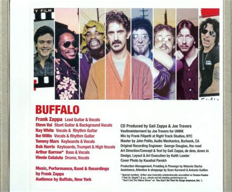 Frank Zappa Buffalo 1980 2007 Colaboración Alberto Torró