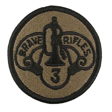 3rd Armored Cavalry Regiment Ocp Patch Hook Fastener Bradleys Surplus