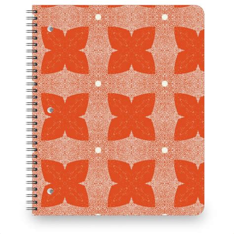 Red Geo Garden Red Notebook Shutterfly