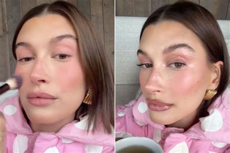 Hailey Bieber Just Invented A New Holiday Makeup Vibe Panmath Hailey