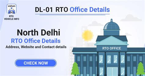 Dl 01 Rto Office Details North Delhi