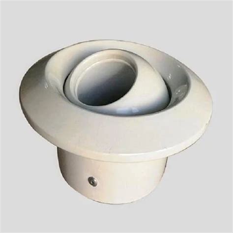 Aluminium Jet Diffuser 15m Jet Throw 300 Cfm Airflow 100mm Neck Size