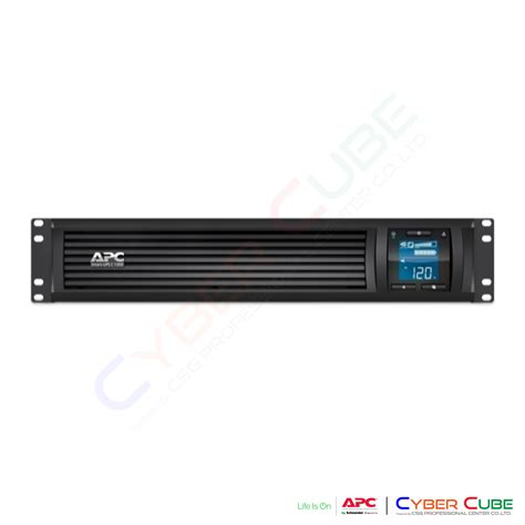 APC (รุ่น SMC1000I-2UC ) Smart-UPS C 1000VA/600W Rack 2U LCD 230V, USB ...