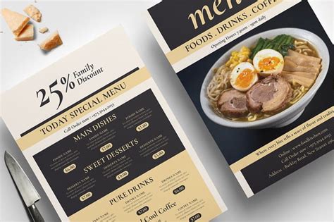 Food Menu Print Templates Ft Restaurant And Menu Envato