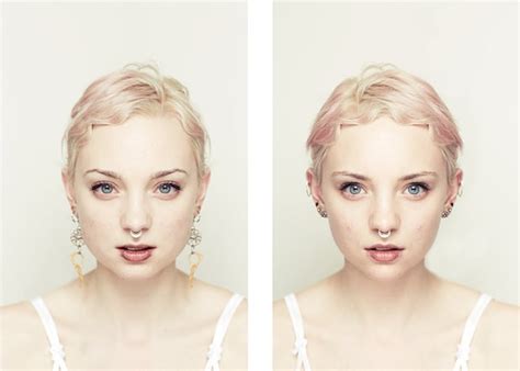 Perfectly Symmetrical Face
