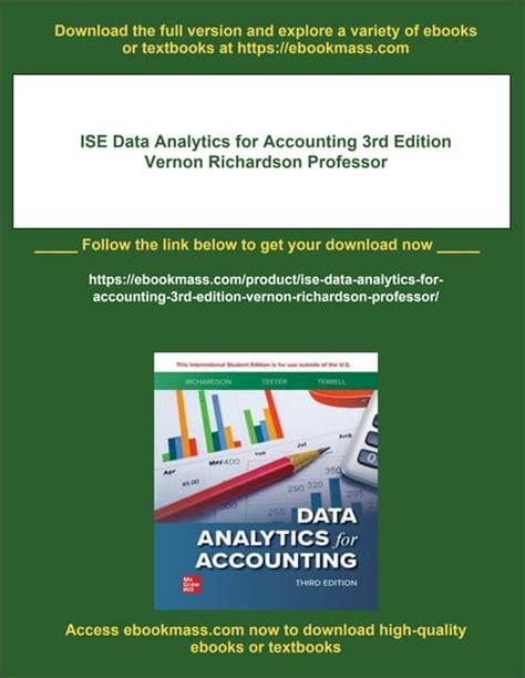 Ise Data Analytics For Accounting 3rd Edition Vernon Richardson