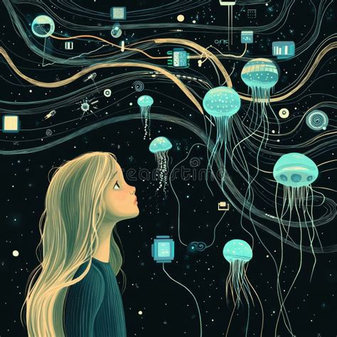 Scientist With Long Hair Thinking About Complex Science Knowledge