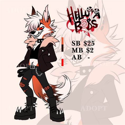 Fox Hellhound Adopt By Cheezoreen Ychcommishes
