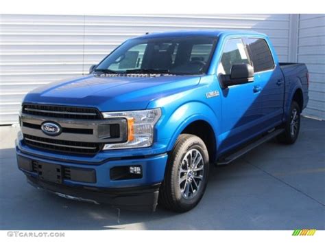 Lightning Blue 2018 Ford F150 Xlt Supercrew Exterior Photo 123752291