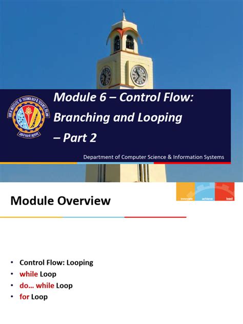 Control Flow Looping In C Pdf Control Flow Computer Science