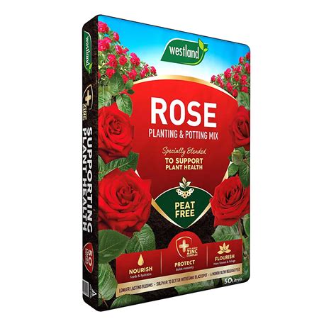 Westland Peat Free Rose Shrub And Tree Compost 50l