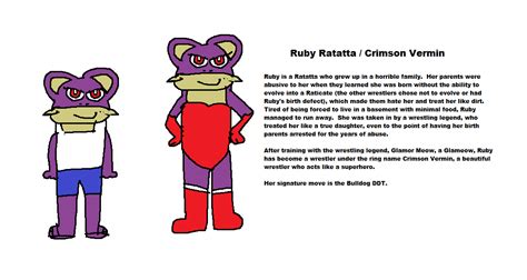 Ruby Ratatta Crimson Vermin By Jeremycrimson