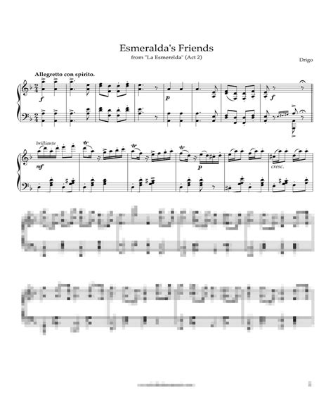 Now Available Esmereldas Friends Ballet Sheet Music Facebook