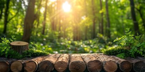 Premium Photo Sustainable Energy Sources Nature39s Ts Of Timber And Firewood For Industry