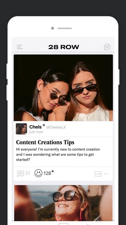28 Row For Content Creators By Places App Inc