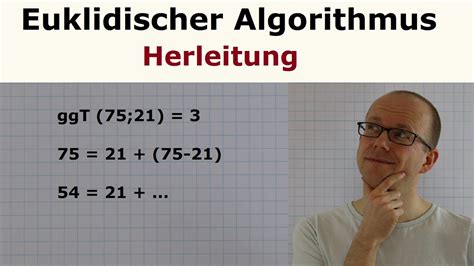 Herleitung Euklidischer Algorithmus Youtube