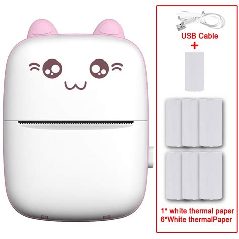 Portable Mini Cat Printer Thermal Print Photo Pock Grandado
