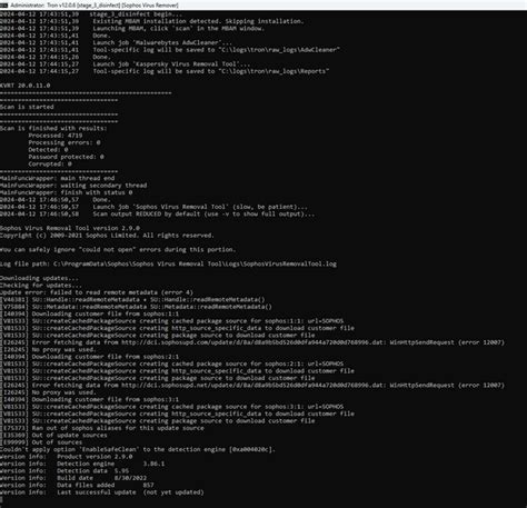 last successful update not yet updated r tronscript