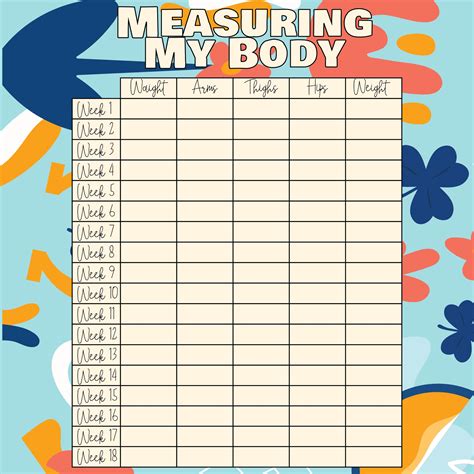 Weight Loss Printable Chart