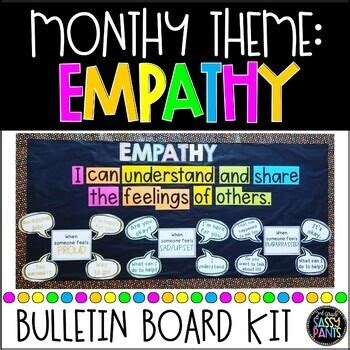 Empathy Bulletin Board Pbis Bulletin Board Empathy Character