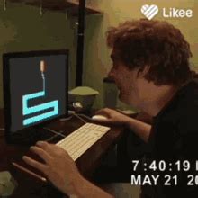 Man Punching Screen S Tenor