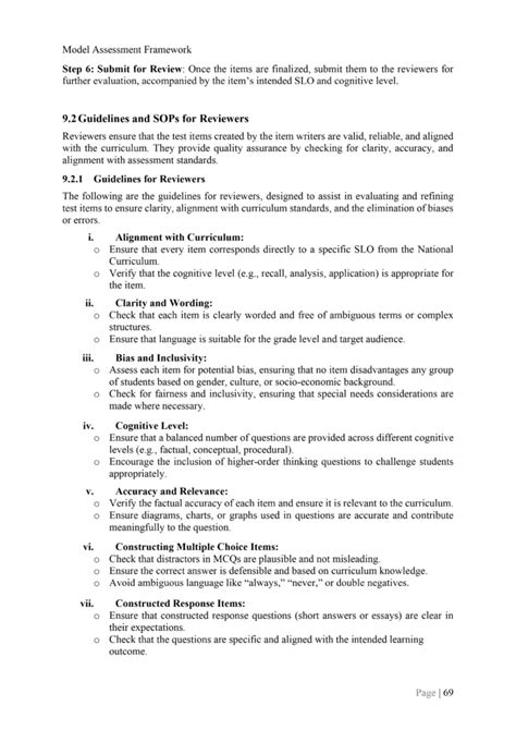 Model Assessment Framework Publication Inter Boards Coordination Commission Ibcc