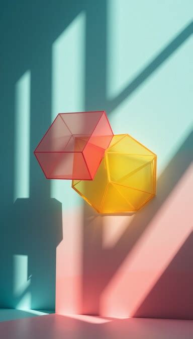 Free Translucent Color Forms Image Geometric Translucent Minimal Download At Stockcake