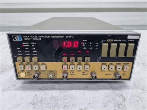 Hp 8116a Pulsefunction Generator 50mhz Rescience