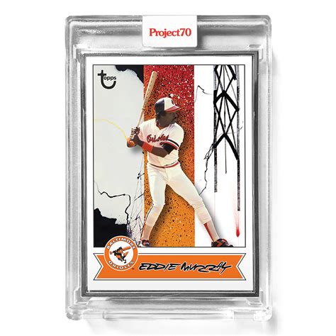 Topps Project70® Card 807 Eddie Murrary By Futura Artist Proof To 51