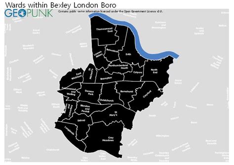Map And Details For London Borough Of Bexley Local Authority
