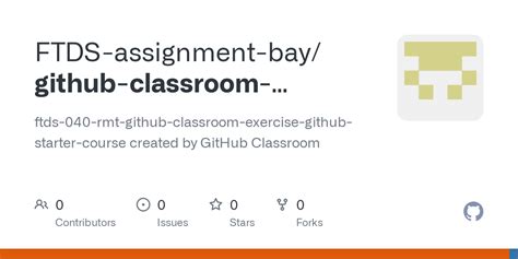 Github Ftds Assignment Baygithub Classroom Exercise Shakurhs Ftds
