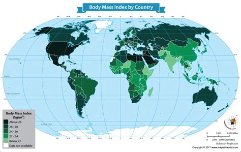 What Countrys Population Ranks High On Body Mass Index Answers