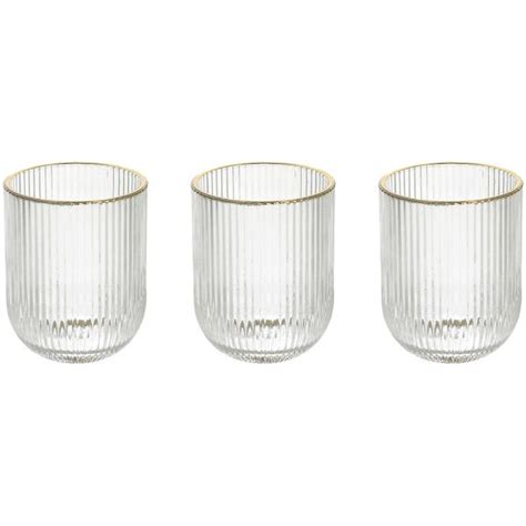 Set 3 Bicchieri Cc 300 Eclipse Tognana