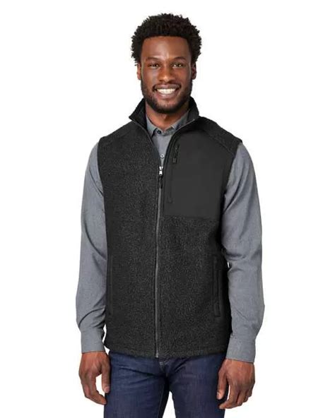 North End Ne714 Mens Aura Sweater Fleece Vest In Best Price