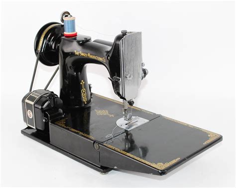 Singer 221 Featherweight Sewing Machine Centennial Edition Cleaned