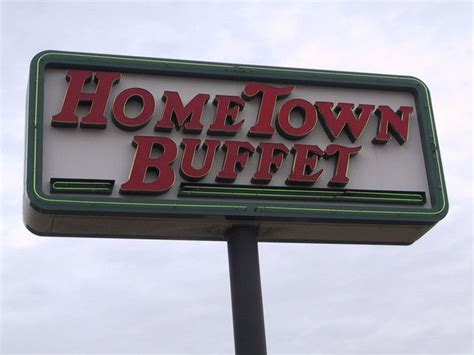 Home Town Buffet Sign